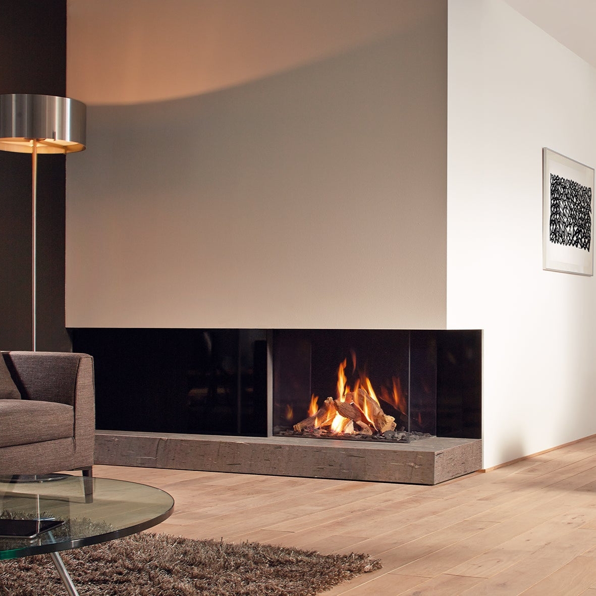 Dru Maestro 80/2 Eco Wave Balanced Flue Gas Fire