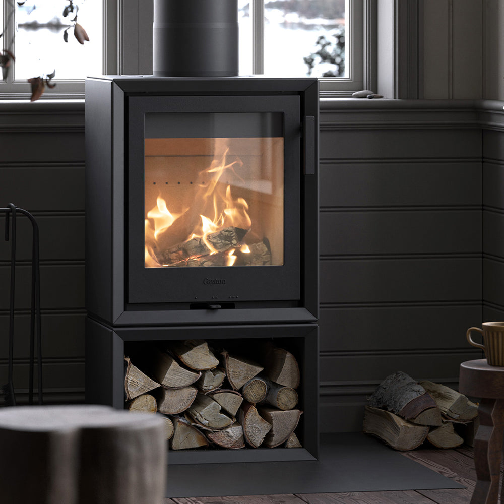 Contura 130 Wood-Burning Stove | Compact, Modern Log Burner