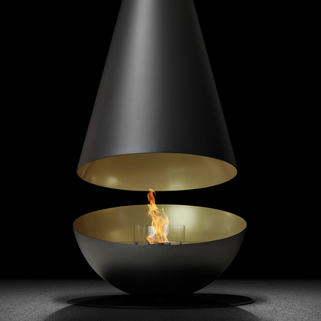 GlammFire Thales Freestanding Bioethanol Fire | Firefly London