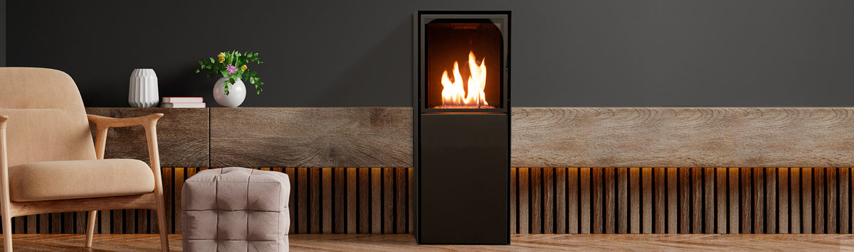 Scandi Freestanding Fire | Planika Bioethanol Fireplace