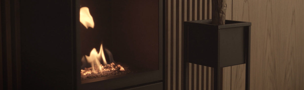 Scandi Freestanding Fire | Planika Bioethanol Fireplace