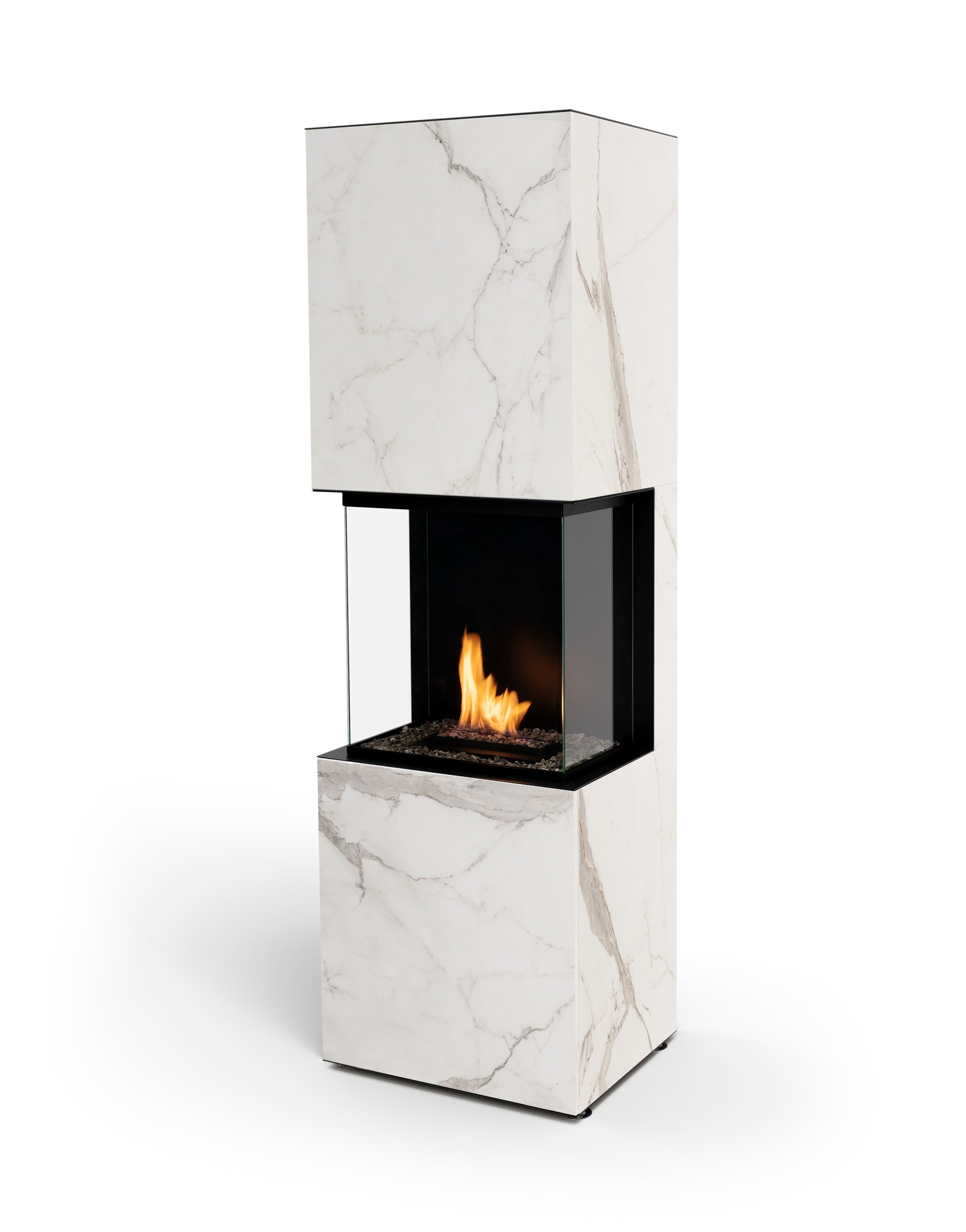 Planika Rock Freestanding Automatic Bioethanol Fireplace