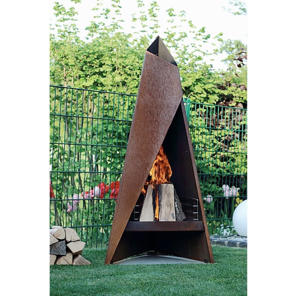 Heta Tipi Large Steel Terrace Warmer | Outdoor Fires